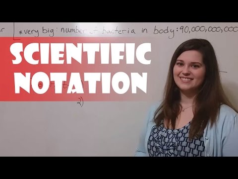 Scientific Notation for Chemistry Class