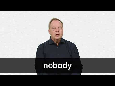 How to pronounce NOBODY in American English