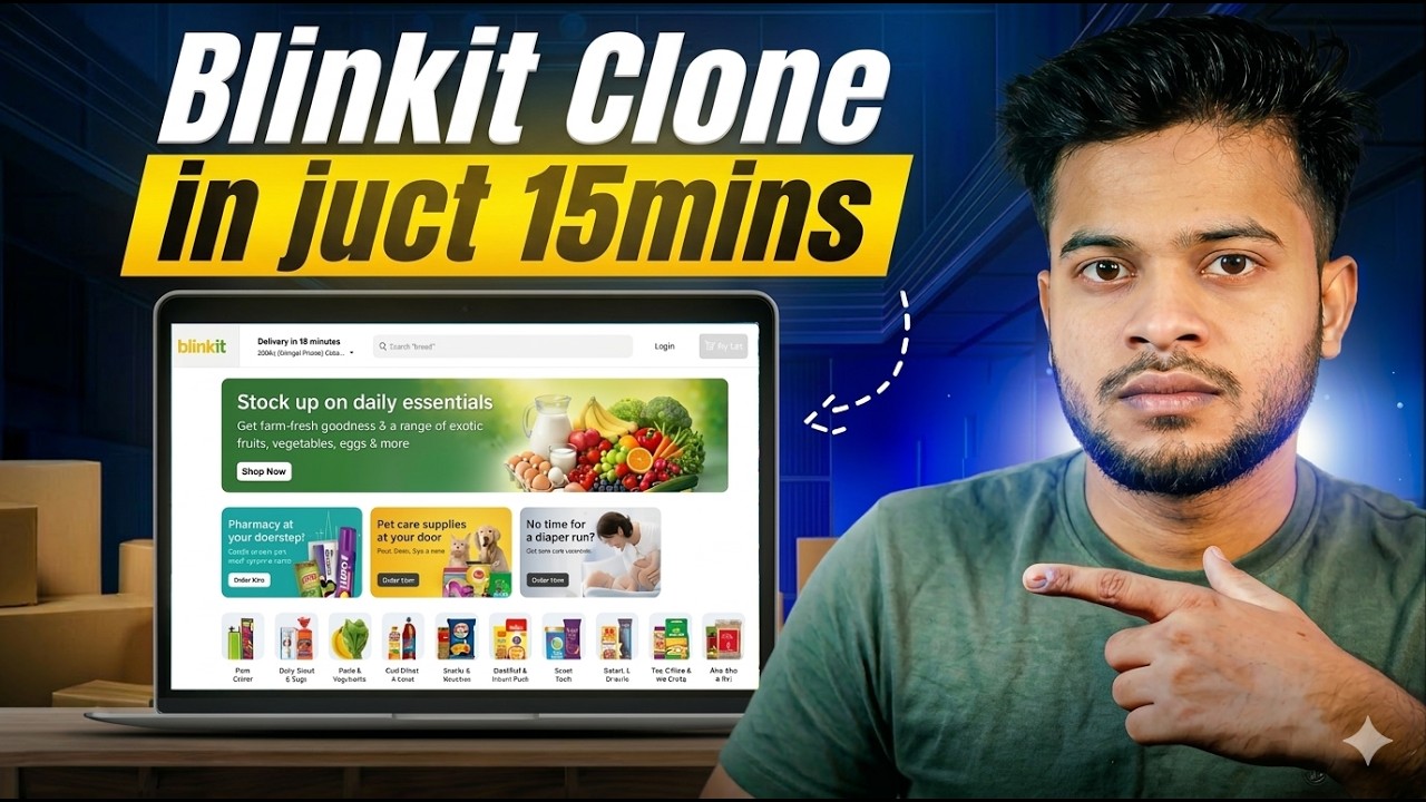 Blinkit Clone Challenge ⏱️ 15 Min Website