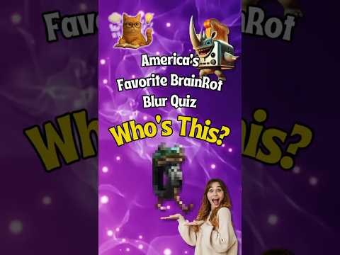 America's Favorite Brainrot Blur Quiz #shorts #brainrot