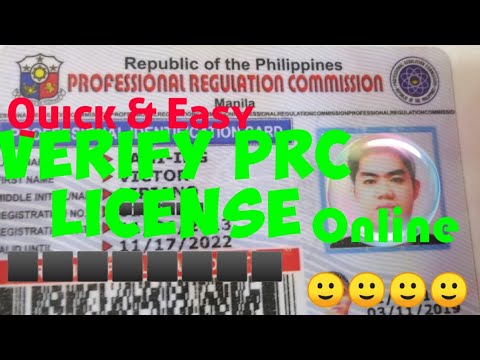 HOW TO VERIFY PRC LICENSE ONLINE | BASIC TUTORIAL