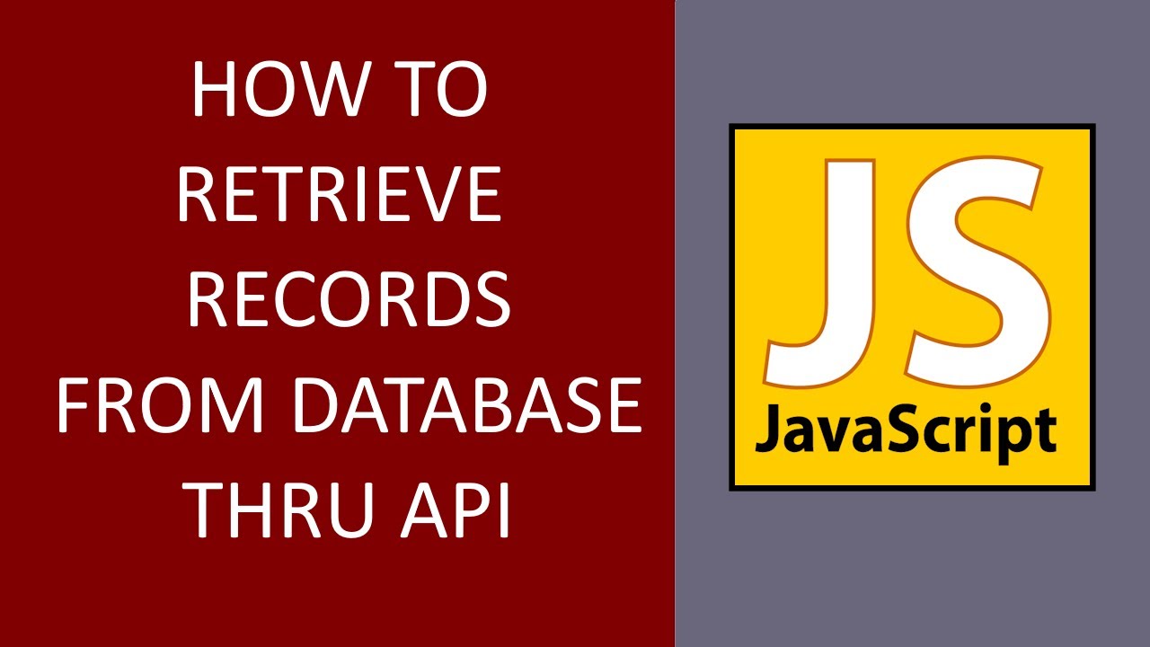 Retrieve MySQL Records Using PHP API & Display with JavaScript