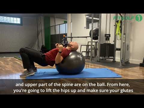 Exercise of the Week: Stability Ball Chest Stretch – Golf Fitness ...