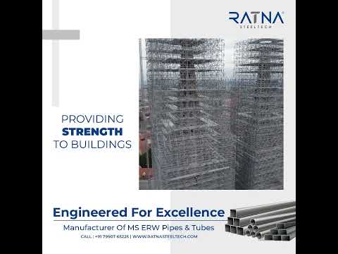 MS-ERW Pipes and tubes for strength to your building.