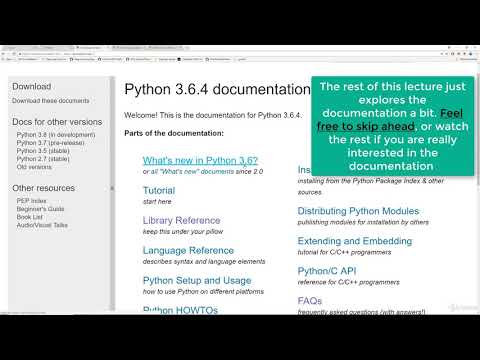 1 Methods and the Python Documentation