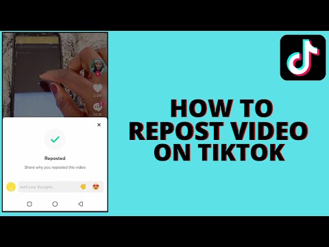 How To Repost A Video On Tiktok