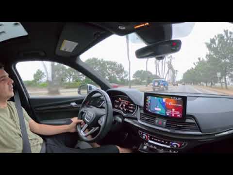 Sunset Drive & Jam | Audi SQ5 POV + 360° Car Karaoke | Insta360 Auto Tracking Vibes