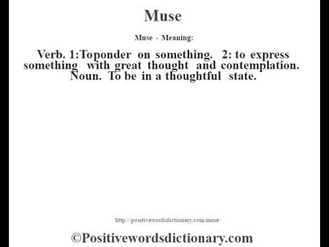 Muse definition | Muse meaning