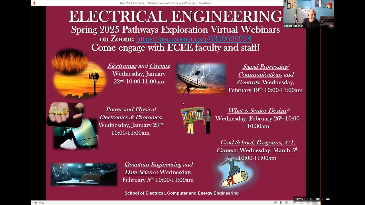 Spring 2025 - Pathways Seminar - What is senior design?
