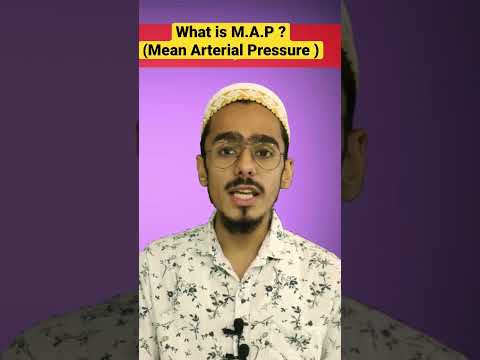 What is MAP ? (Mean arterial Pressure) MAP simplified #shorts #map #youtubeshorts