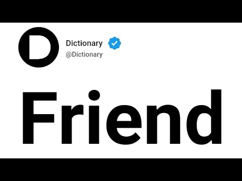 Friend Meaning In English