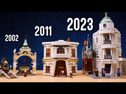 LEGO Gringotts Comparison! 2002 - 2011 - 2023