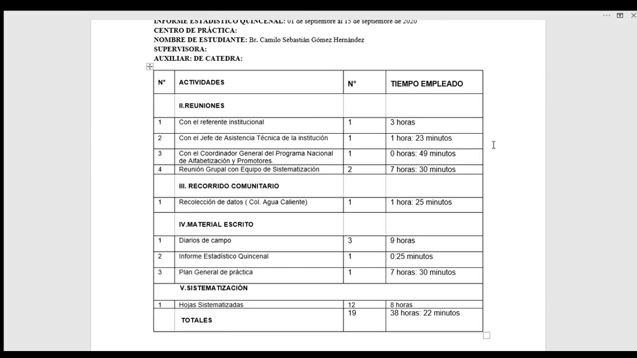 27. Informe Estadístico