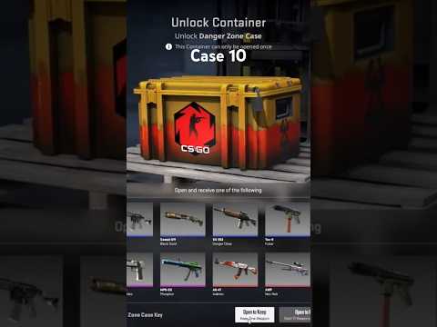 Danger Zone Case Opening #cs2 #csgo #case #caseopening #gaming #shorts