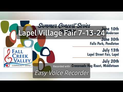 "Songs of Summer" - Lapel Village Fair, Lapel, IN - 13 July 2024