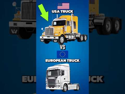 🇪🇺Europe vs USA🇺🇸 Trucks | Who wins? #trucks #europeantruck #americantruck