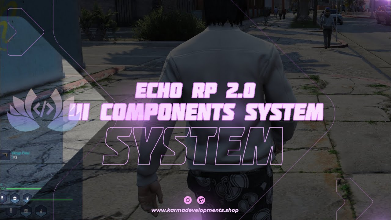Fivem - Karma Developments Echo RP 2.0 Inspired UI Components System [QBCore/QBox/ESX]