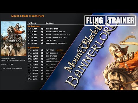 Mount & Blade II Bannerlord Trainer - FLiNG | FLiNGTRAiNER