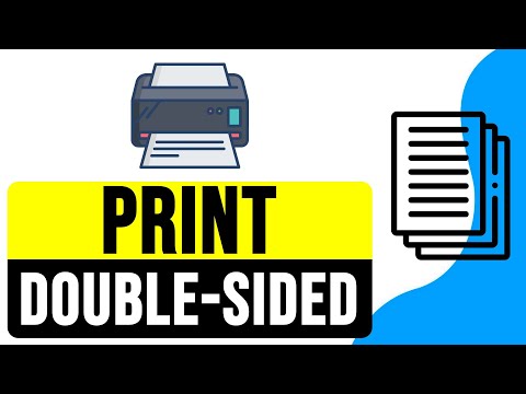 How to PRINT Both Sides / DOUBLE-SIDED 2025 | Duplex Printing Guide