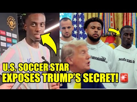 American Soccer Star EXPOSES TRUMP After White House Visit🚨