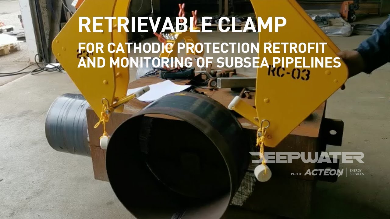 Retrievable Clamp for Cathodic Protection Retrofit and Monitoring of Subsea Pipelines