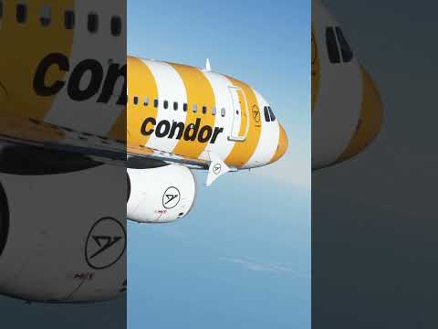 MSFS2020 | Condor Airbus A320 | Reg.: D-AICU with the Condor stripe Livery