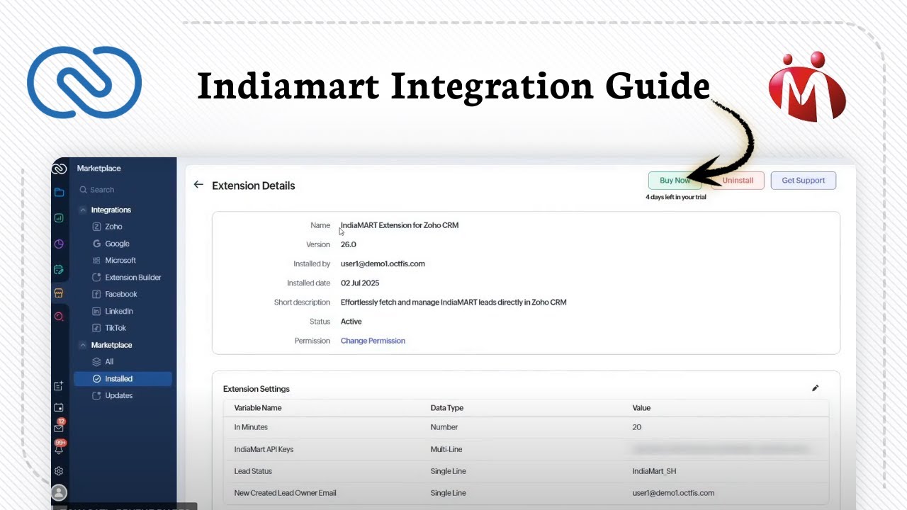 How to integrate Indiamart in Zoho CRM (Connect Indiamart Easily)