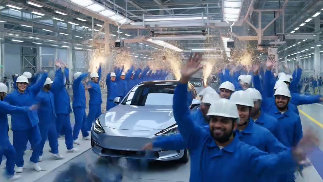 ASMR 50 Workers Assembling a Car from Scratch | Full Factory Process (No Talking)