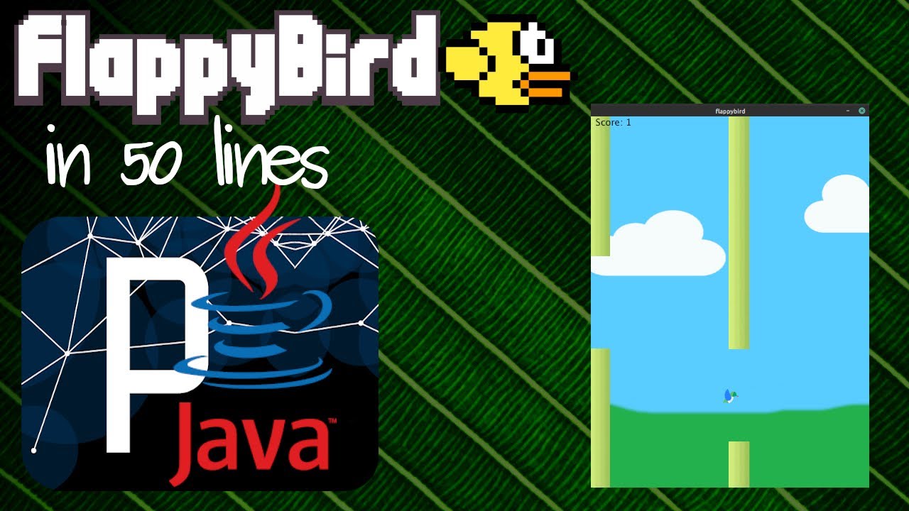 Programming Flappy Bird in Java Processing Tutorial
