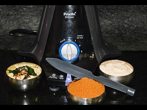 Preethi Zodiac Mixer Grinder Review / How to make chutney, spice powder, batter in preethi zodiac