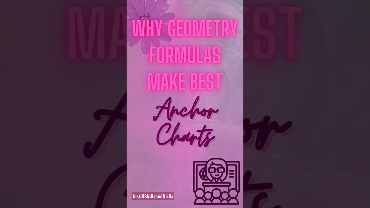 Must Have Anchor Charts To Get Through Geometry #maths #tpt #shorts