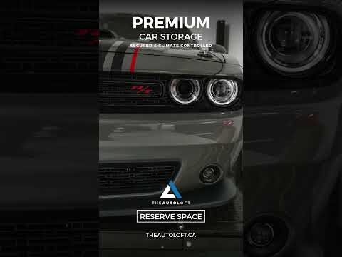 Muscle car specialty storage in Toronto! The Auto Loft premium car storage facility