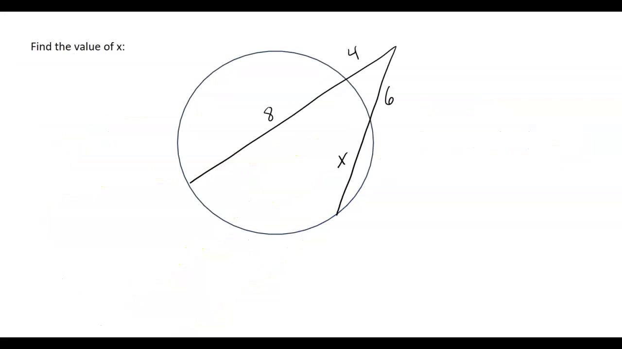 Circles and Lengths of Segments
