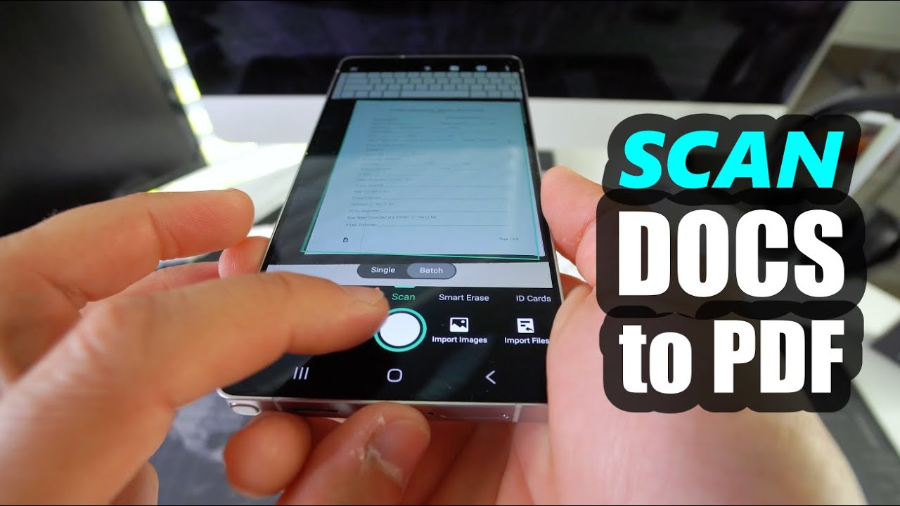 How To Scan Documents to PDF with Samsung Galaxy S25