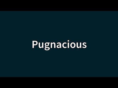 Pugnacious Meaning