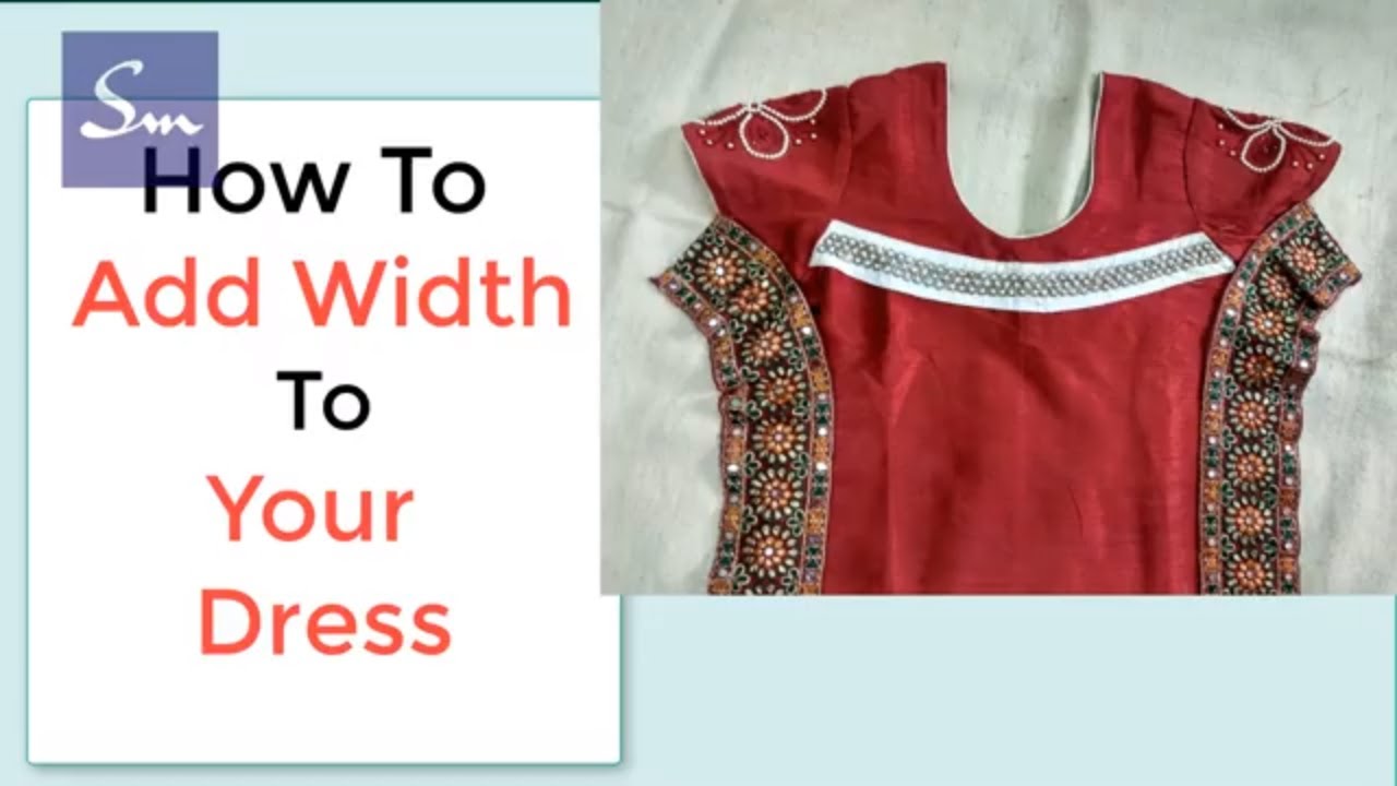 Alteration Dress When Side Margin is Less | How to increase width of Kurti when you have no margin