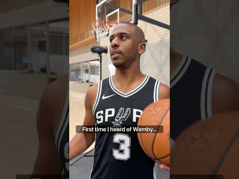 What has Chris Paul learned about Wemby since first hearing about him? 🤔 | #Shorts