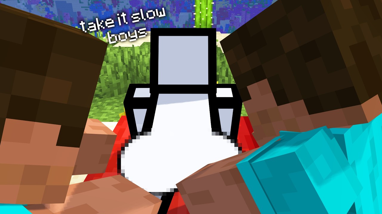 Can I beat Minecraft while 2 Friends rail me?