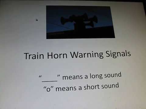 Train Horn Warning Signals