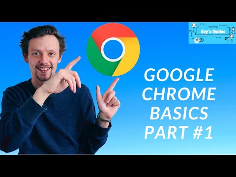 Guy's Guides for Seniors: Beginner basics of Google Chrome, the most popular web browser