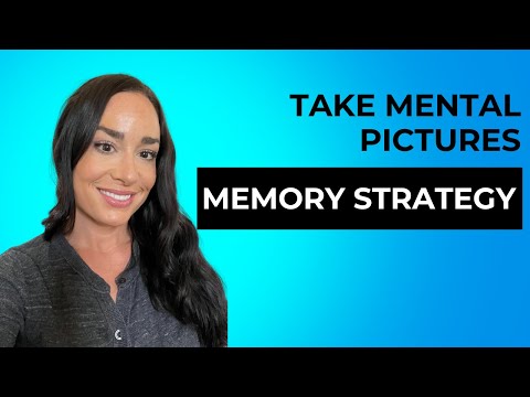 Top Memory Strategy for Speech Therapy | Take Mental Pictures