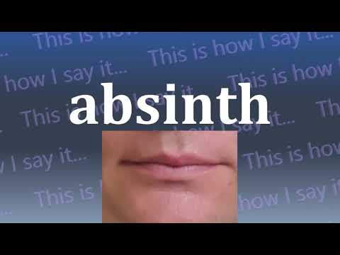 This is How I Say...absinth