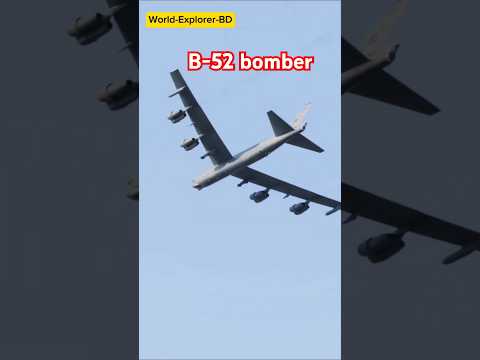 Boeing B-52 Stratofortress bomber. World second largest bomber. #b52bomber #us #aircraft