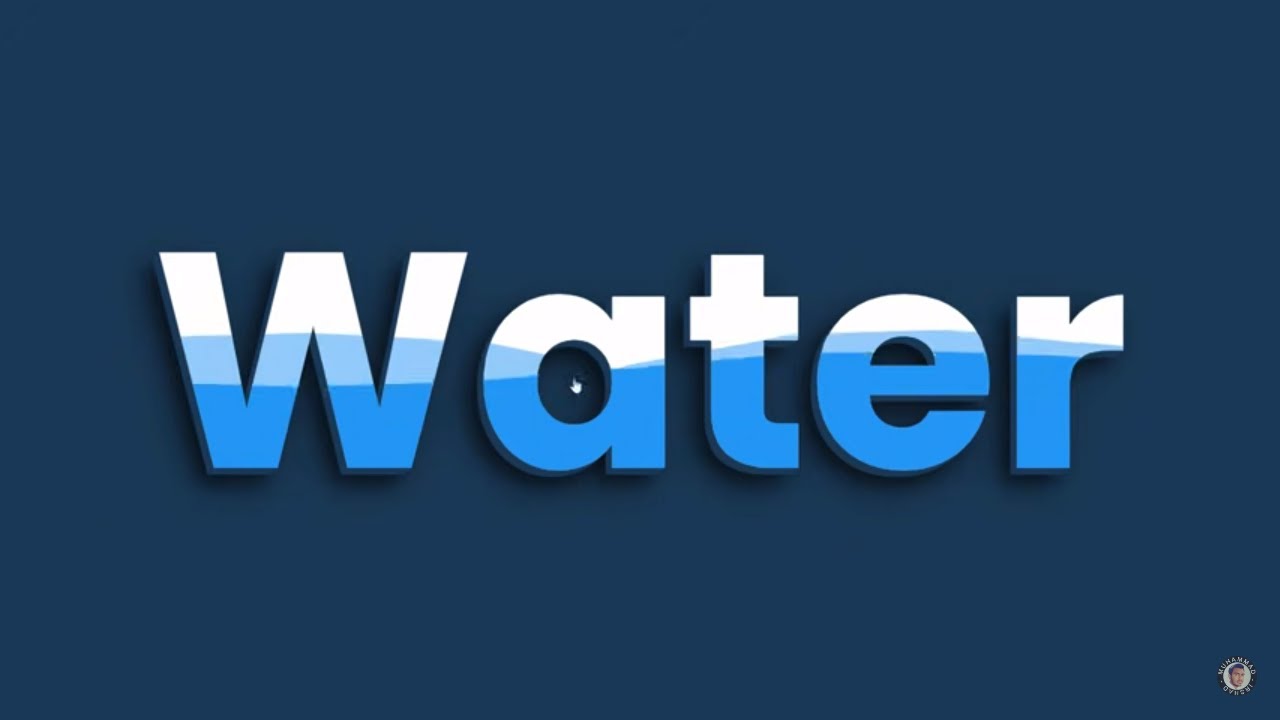 CSS Only Water Wave Text Animation Effects | Website Animation Html CSS