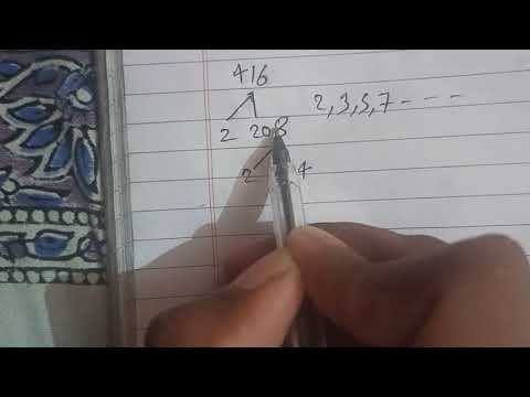 factor tree of 416 | prime factor tree |