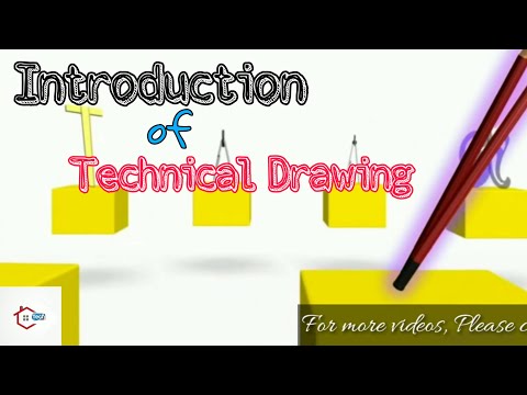 What's a Engineering Drawing ? Introduction of Technical Drawing | Animation