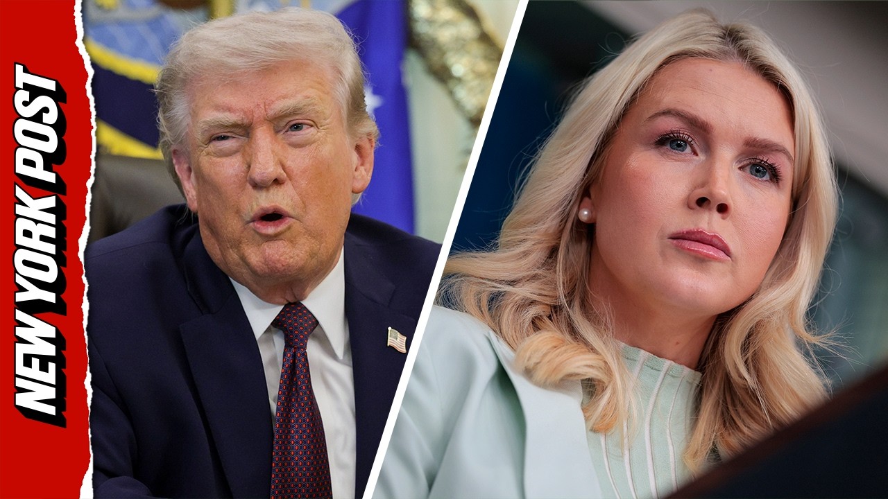 Trump Jokes Karoline Leavitt is 'Doing a Terrible Job' While Bashing Press