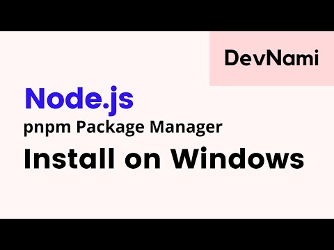Learn Pnpm Package Manager How to Install pnpm on Windows - Mind Luster