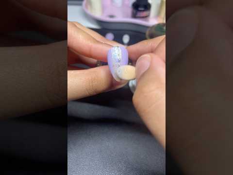 Purple chrome nails #chromenails