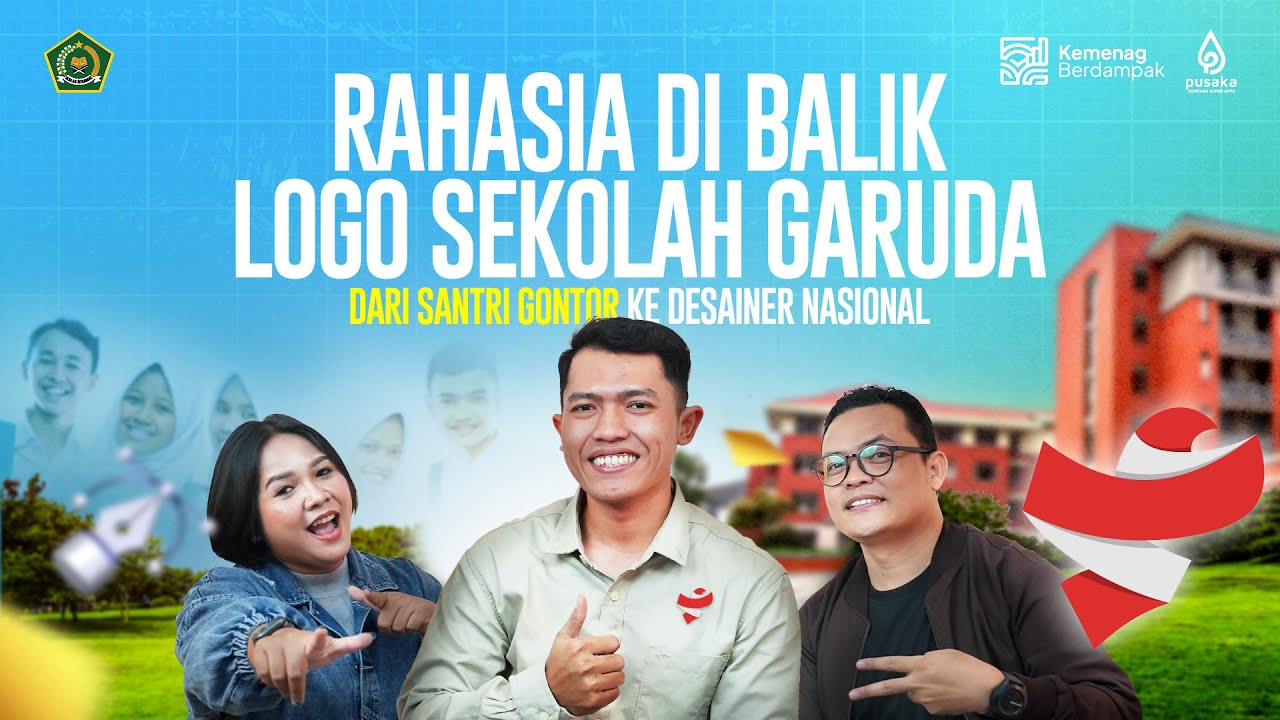 Rahasia Dibalik Logo Sekolah Garuda, Dari Santri Gontor ke Desainer ...